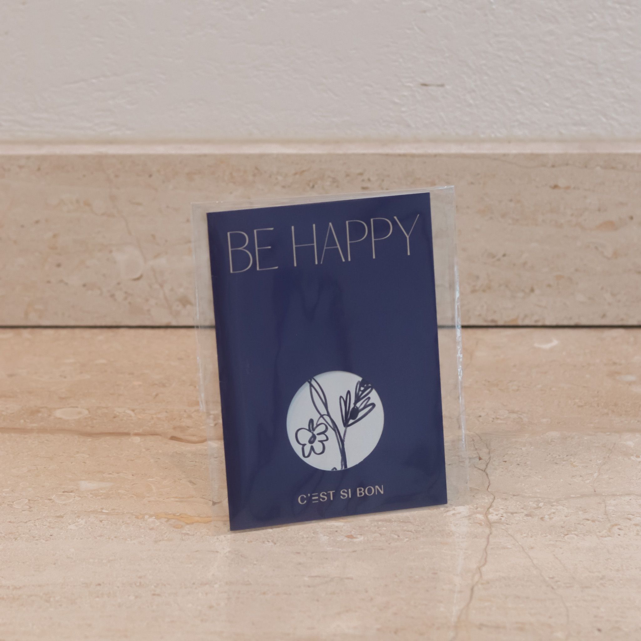 Thiệp “Be Happy” – C'est Si Bon